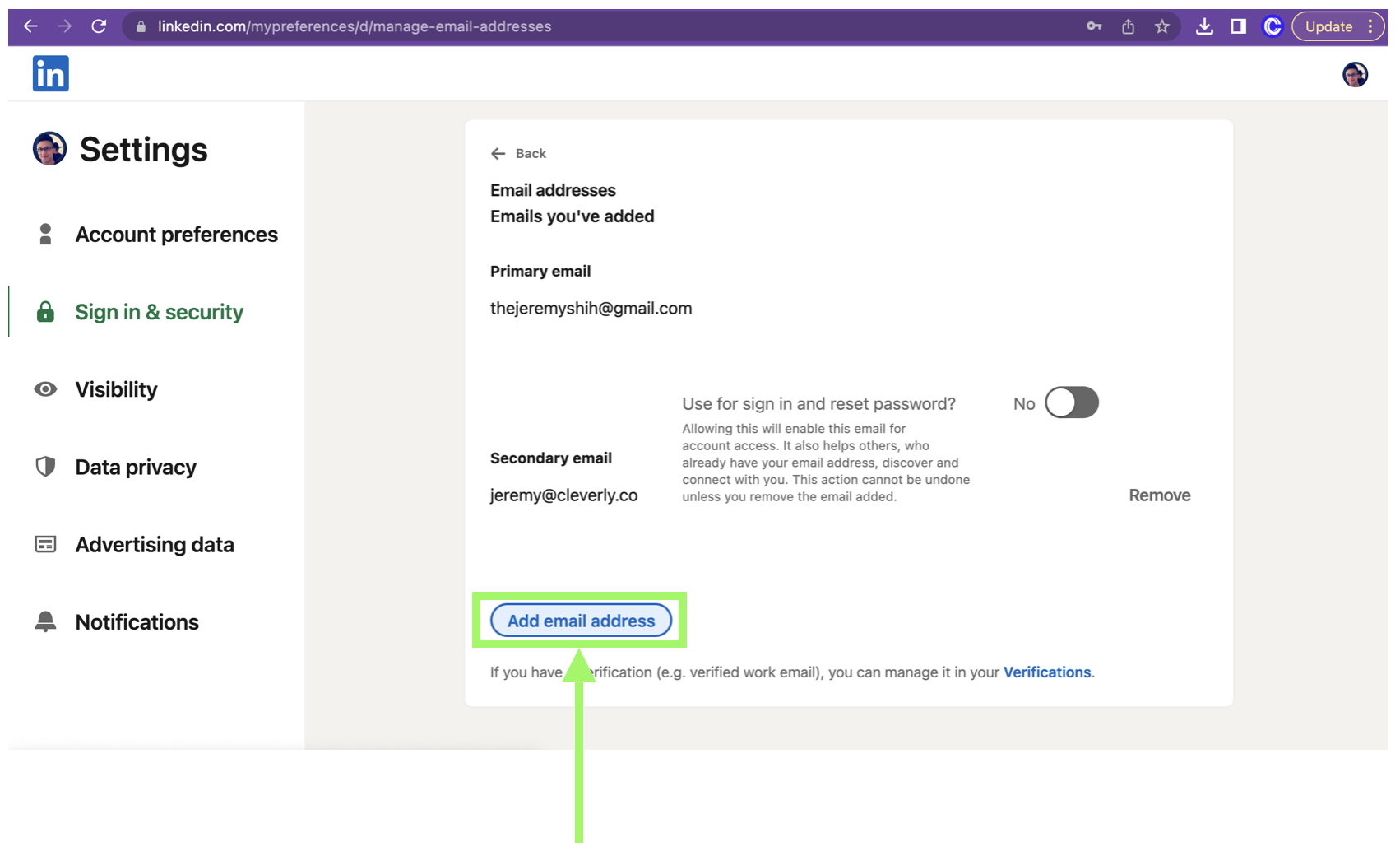 How To Change Your Primary Email On LinkedIn